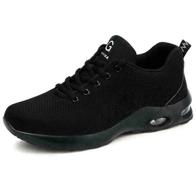 MENS WOMENS LIGHTWEIGHT Steel Toe Cap Safety Absorbing Trainers Boot ...