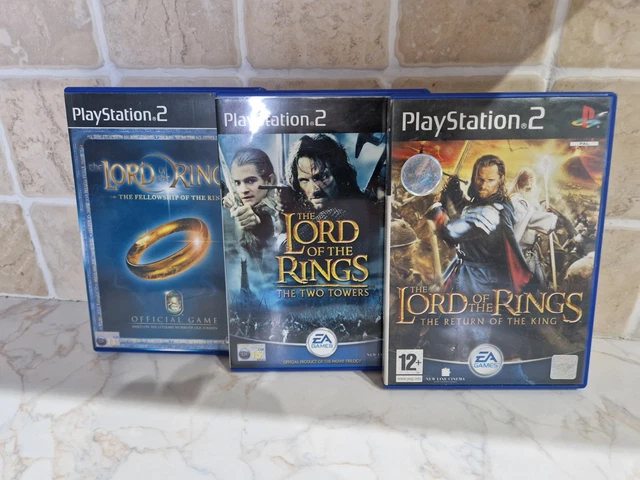LORD OF THE Rings Trilogy (Fellowship, Towers, King, PS2 - 3 Games ...