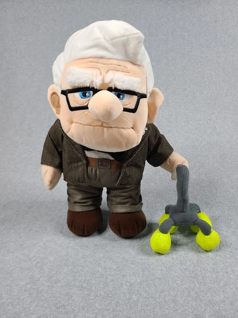 DISNEY STORE PIXAR'S Up Carl Mr Fredrickson Medium Plush Soft 14" £35. ...