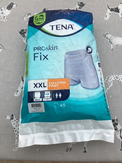 BNIP TENA DOUBLE Extra Large Fix Reusable Stretch Pants - Pack of 5 (754027) £5 £5.00 - PicClick UK