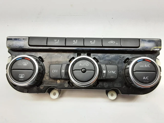 VW PASSAT B7 2012 Heater A/C Climate Control Unit Minor Wear Visible ...
