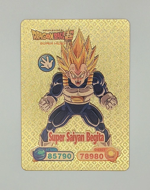 VEGETA DRAGON BALL Z Card Dbz Dbgt Carte Carddass Prism Holo Foil 3D ...