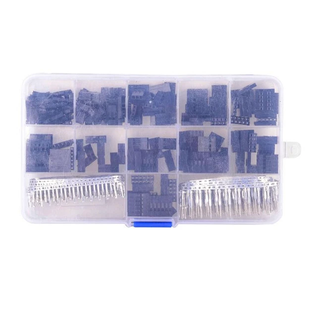 620PCS 254MM PIN Header Socket Connector Kit Crimpkontakte Sortiment ...