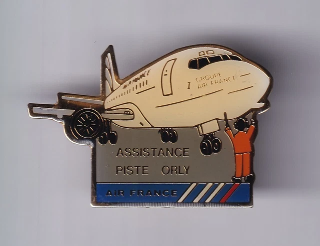 RARE PINS PIN'S .. Avion Plane Airlines Air France Assistance Piste Orly ~Fi EUR 6,99 - PicClick FR