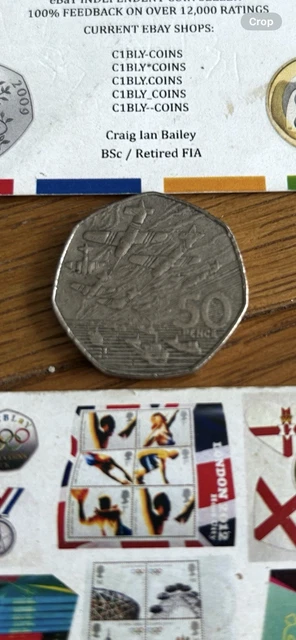 OLD STYLE LARGE 1994 D-DAY LANDINGS 50p COIN IN CIRCULATED CONDITION £2 ...