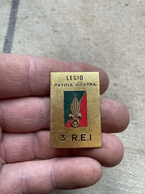 INSIGNE MILITAIRE LÉGION Étrangère 3ème REI EUR 10,00 - PicClick FR