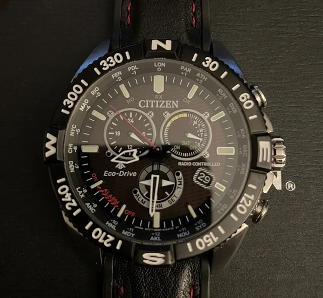 CITIZEN ECO-DRIVE PROMASTER Navihawk A-T CB5841-05E PRISTINE £239.00 ...