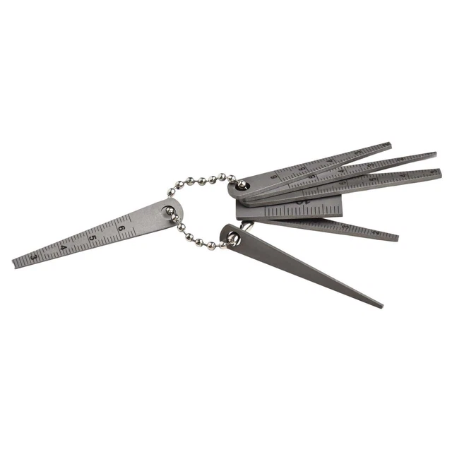 PRECISION GAP MEASUREMENT Tool Compact Tapered Ruler with Clear Font ...