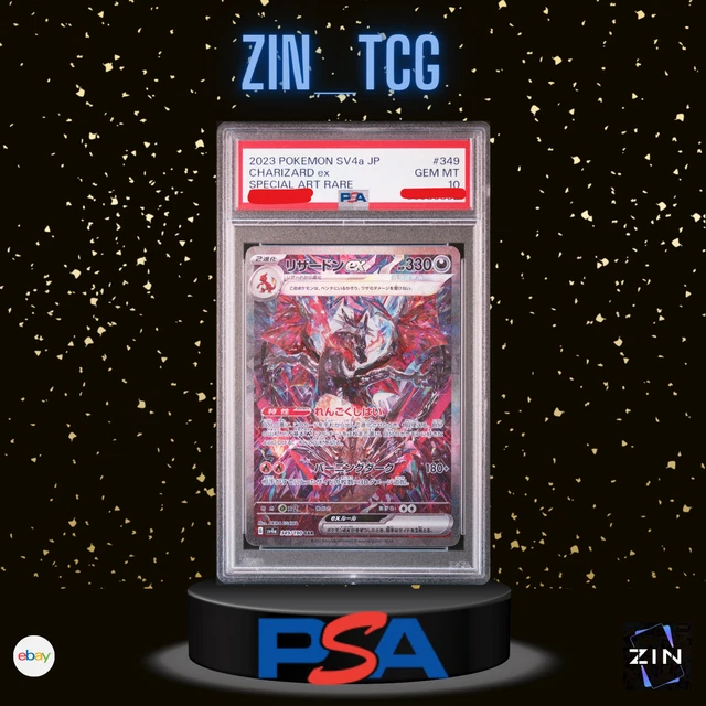 Psa10 Charizard Sar 349 190 Sv4a Shiny Treasure Pokemon Card Japanese