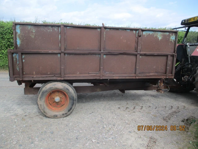 1969 WHEATLEY 6 Ton Dropside Tipping Trailer c/w Silage Sides & Rear ...