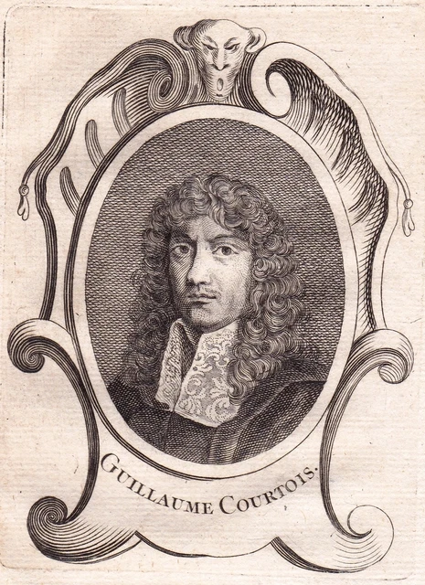 PORTRAIT XVIIIE GUILLAUME Courtois Guglielmo Cortese Il Borgognone ...