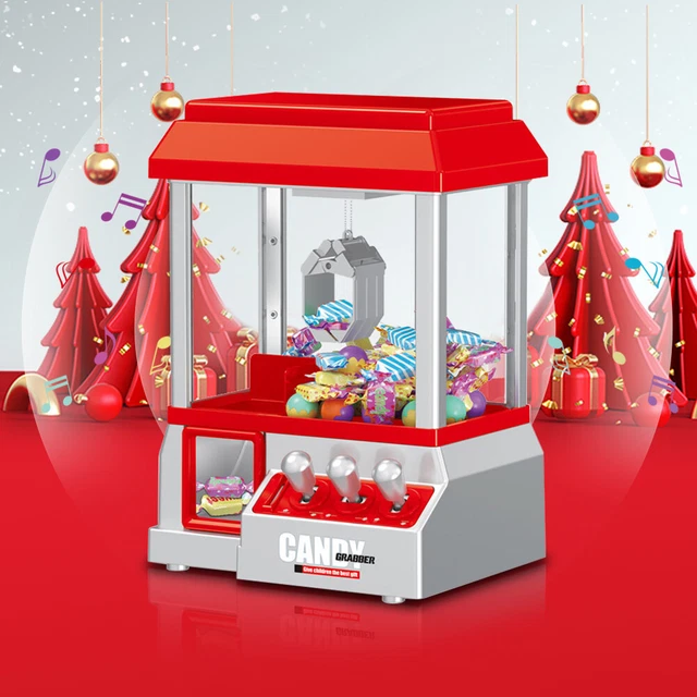 FR PLASTIC ELECTRONIC Claw Machine Coin Operated Mini Candy Grab ...