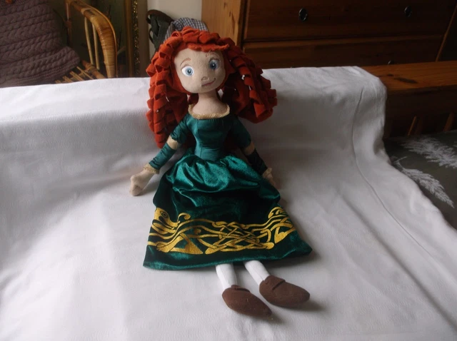 DISNEY STORE PRINCESS Merida Brave 20" Soft Toy Plush Doll £6.99 ...