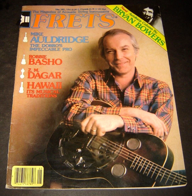 FRETS MAGAZINE MAY 1981 Mike Auldridge Robbie Basho Z.M Dagar Brian ...