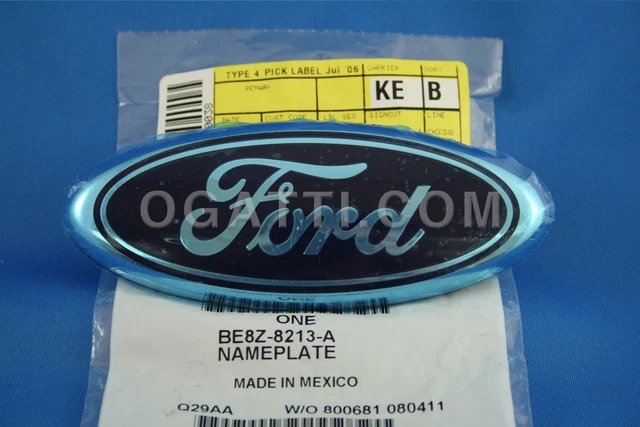 BRAND NEW OEM Ford Oval Front Grille Emblem 2011-2013 Ford Fiesta #Be8Z ...