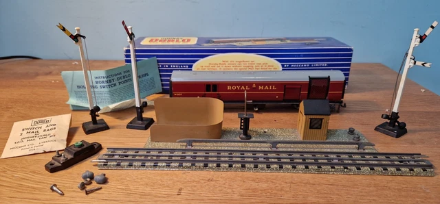 HORNBY DUBLO T.P.O. Mail Van Set Gauge 00 16.5mm Original Box 1950s 60s ...