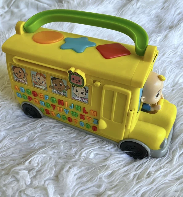 COCOMELON MUSICAL LEARNING Bus Number Letters ABC Wheels On the Bus ...