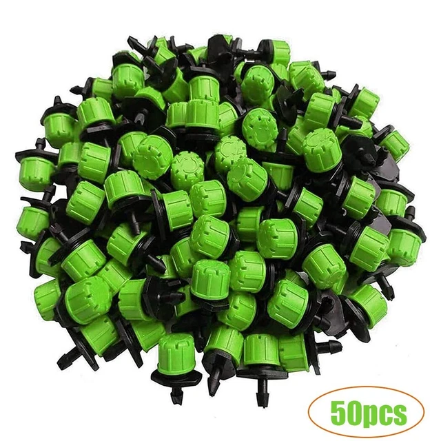 MICRO DRIP IRRIGATION System Watering Sprinklers Plant Emitter Drippers ...