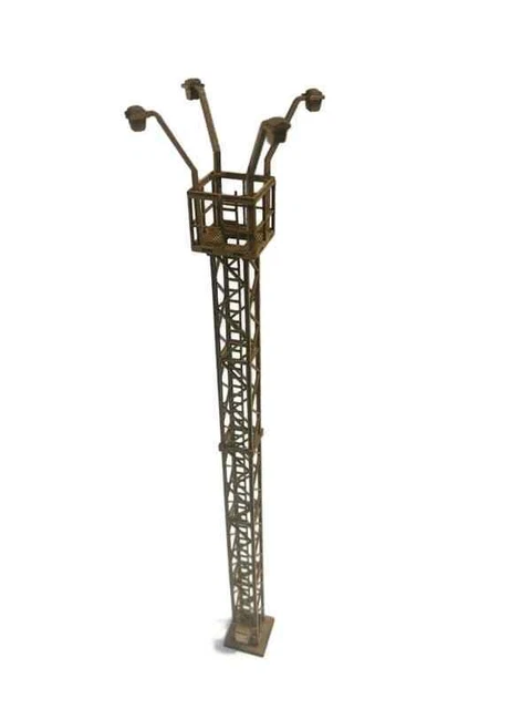 50FT YARD LAMP Lighting Tower Laser Cut For Oo Gauge 1:76 Model Railway ...