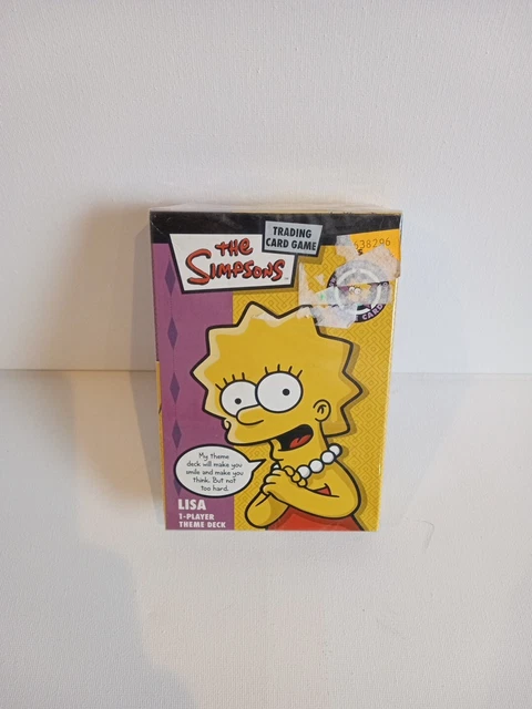 THE SIMPSONS TRADING Card Game Lisa Simpson Theme 1-player Deck 40 ...