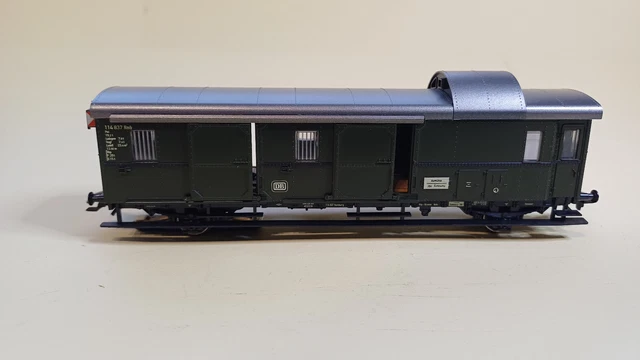 MÄRKLIN 4316 PERSONENZUG-GEPÄCKWAGEN, Pwi 30 der DB, Schlusslicht,OVP EUR 25,00 - PicClick DE