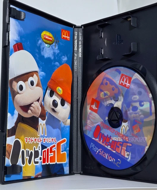 MCDONALDS HAPPY DISC Parappa the Rapper x Piposaru Promo Playstation 2 ...