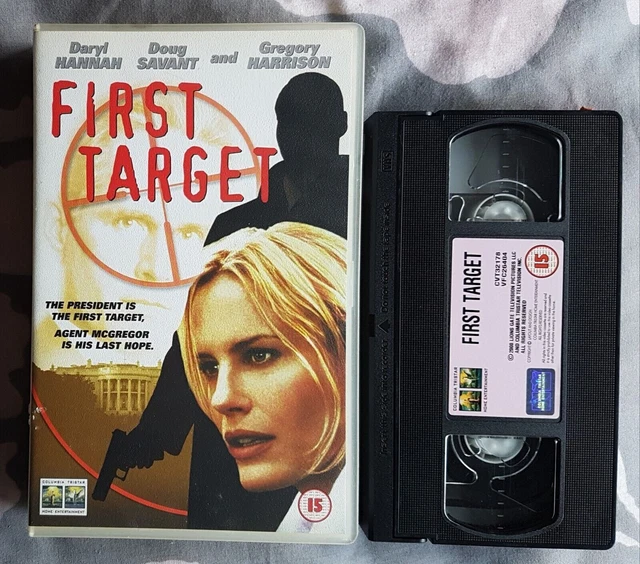 FIRST TARGET (VHS) BIG BOX - Daryl Hannah + Doug Savant + Gregory ...