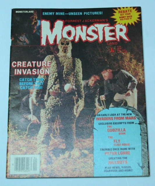 MONSTER LAND MAGAZINE #9 April 1986 Enemy Mine Godzilla The Fly £7.81 ...