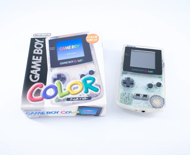 NINTENDO Gameboy Color Clear Handheld Console Boxed $210.00 - PicClick AU