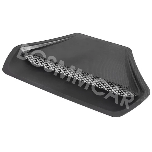 TR STYLE RACING Car Front Bonnet Vent Air Outlet Cover Decor Carbon ...