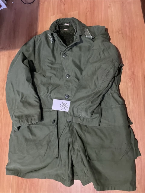 VINTAGE SWEDISH M59 Parka Army Military Field Jacket Coat Green Size C48 1980s £54.99 - PicClick UK
