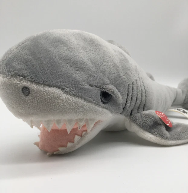 DISCOVERY SHARK WEEK Great White Shark Plush Animated Shark Sound 17 ...