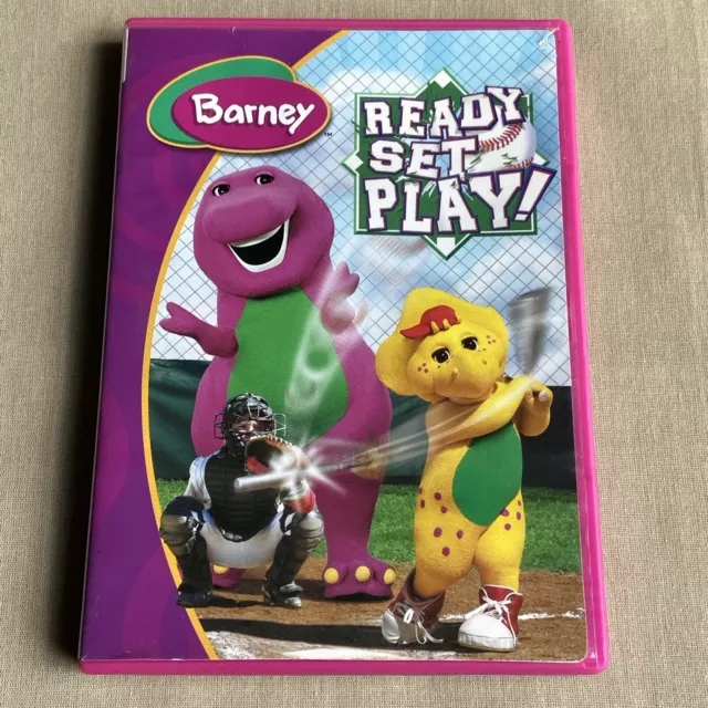 BARNEY: READY SET Play! (DVD 2004) BJ Baby Bop Songs Sing-Along Jukebox ...