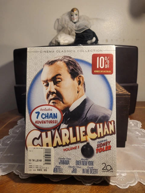 CHARLIE CHAN CLASSICS Collection Vol. 5 DVD 4-Disc Box Sidney Toler ...