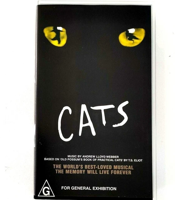 CATS THE MUSICAL - VHS - Andrew Lloyd Webber - 1998 release Free Post ...