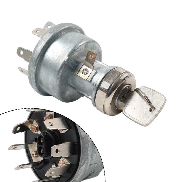RE45963 IGNITION SWITCH with Keys For John Deere Tractor 4300 4400 4600 ...