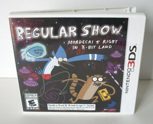 REGULAR SHOW 3DS Case Only NO GAME Nintendo Empty Mordecai Rigby in 8 ...