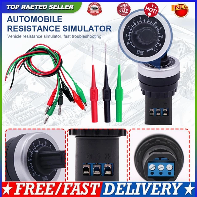 UNIVERSAL VEHICLE RESISTOR Simulator 12V Vehicle Impedance Simulator ...