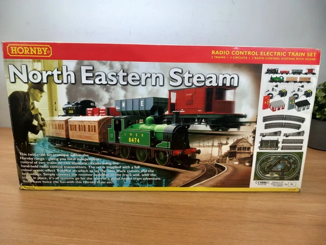 HORNBY R1030 NORTH Eastern Steam Radio Control Electric Train Set £250. ...