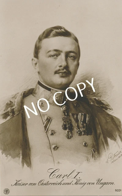 FOTO PK CARL I. Kaiser von Österreich und König von Ungarn G1.36 EUR 34 ...