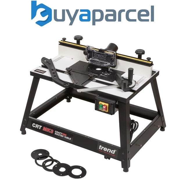 TREND CRT/MK3L CRAFTPRO 110v Router Table MK3 Portable Site Benchtop ...