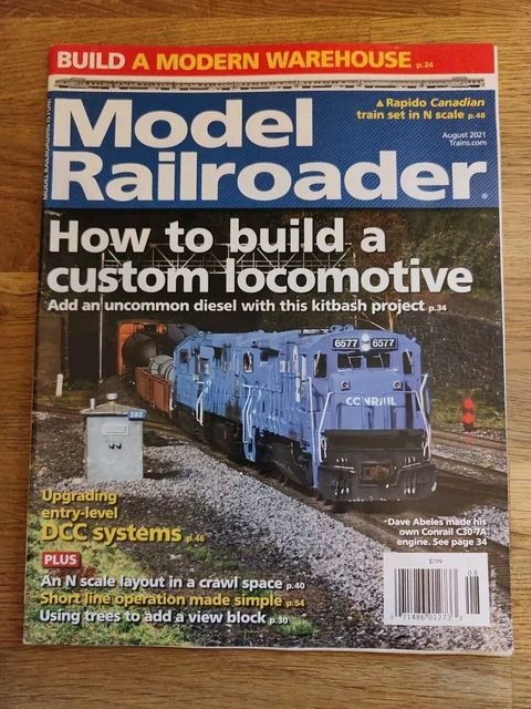 MAGAZINE - MODEL Railroader August 2021 How To Build A Custom ...