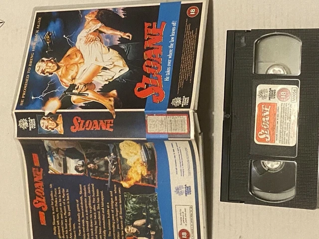 SLOANE ROBERT Resnik VERY RARE Medusa VHS Video BIG CASE Ex rental Cert ...