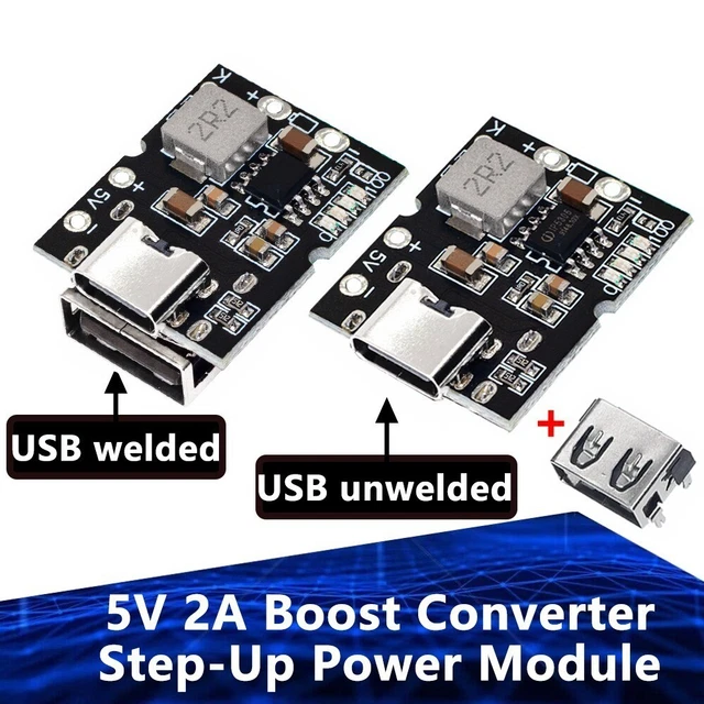USB TYPE-C STEP Up Converter Type-C 5V 2A Boost Module For DIY Charger ...