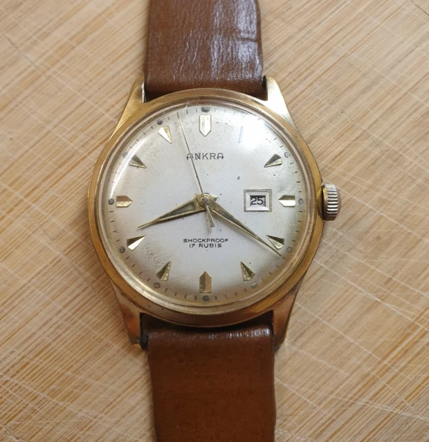 ANKER VINTAGE ARMBANDUHR Uhr mechanisch Handaufzug 17 Jewels EUR 49,00 ...