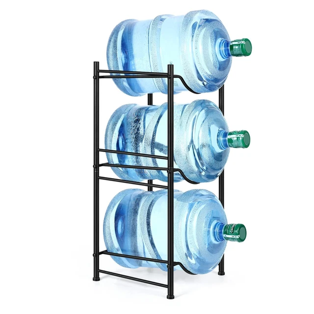 3-TIER WATER JUG Rack, 5 Gallon Detachable Water Bottle Holder $47.52 ...