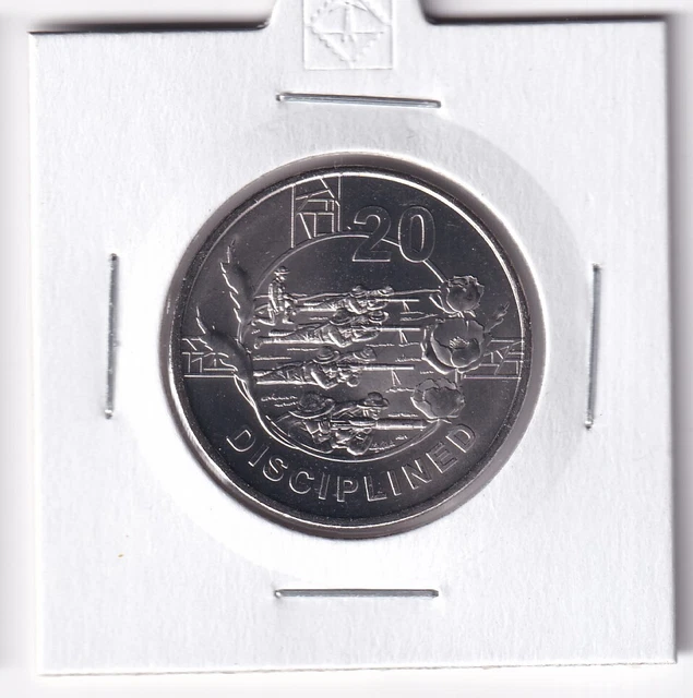 AUSTRALIAN: 2018 20 Cent 100 Years Of Anzac Disciplined Coin In 2X2 ...