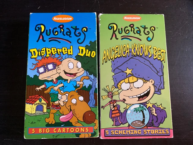 Nickelodeon Rugrats Vhs Lot Of Angelica Knows Best Runaway Reptar Hot Sex Picture