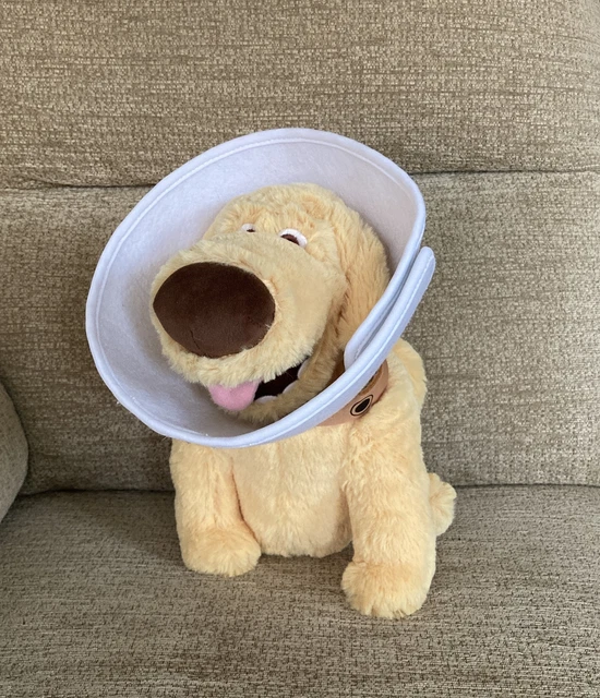 DISNEY PIXAR MOVIE UP DUG Doug Plush Soft Toy Dog with Collar & Cone of Shame £22.99 - PicClick UK