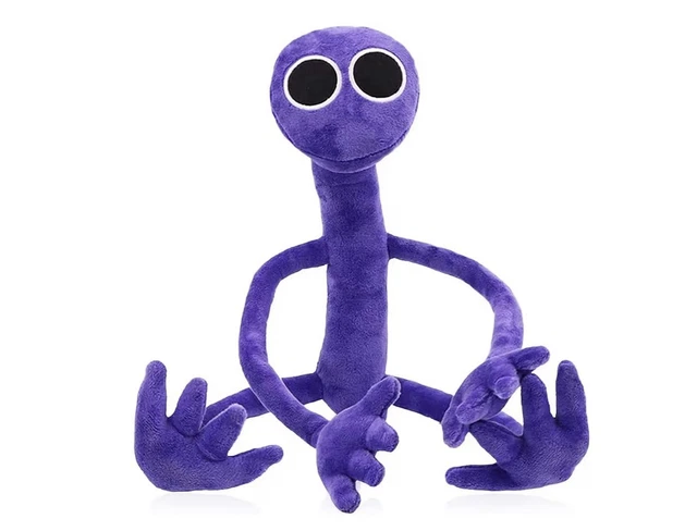 RAINBOW FRIENDS PURPLE Plush Toy Long Neck Stuffed Character Game Doll ...